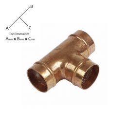 Solder Ring Equal Tee - 15mm