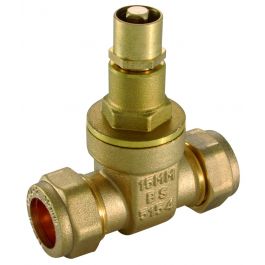 Lockshield Gate Valve - 22mm