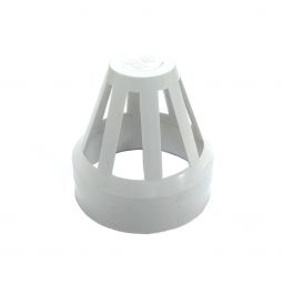 50mm - White Solvent Weld Vent Cowl 5 Pack