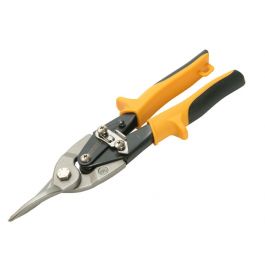 Yellow Compound Aviation Snips Straight Cut 250mm