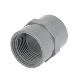 40mm - Grey Solvent Weld Female Thread Adaptor 5 Pack